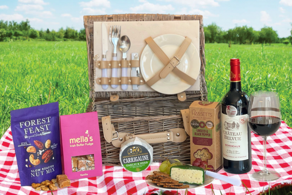 Wine & Cheese Picnic Hamper - Luxury Hampers Ireland