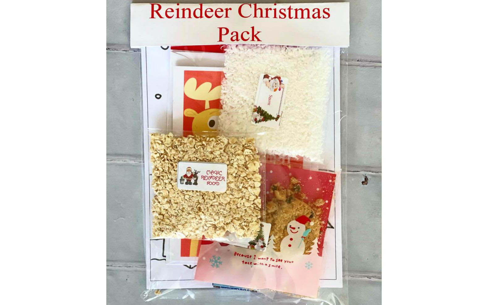 Reindeer Christmas Activity Pack - Basketcase